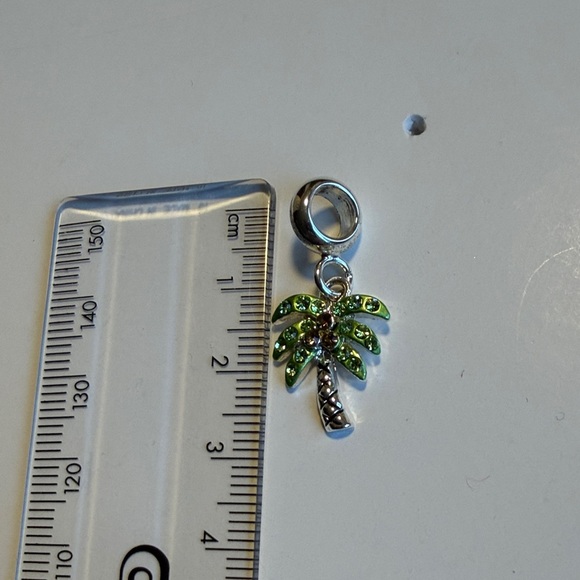 Jewelry | Silver And Green Palm Tree Charm Pandora | Poshmark